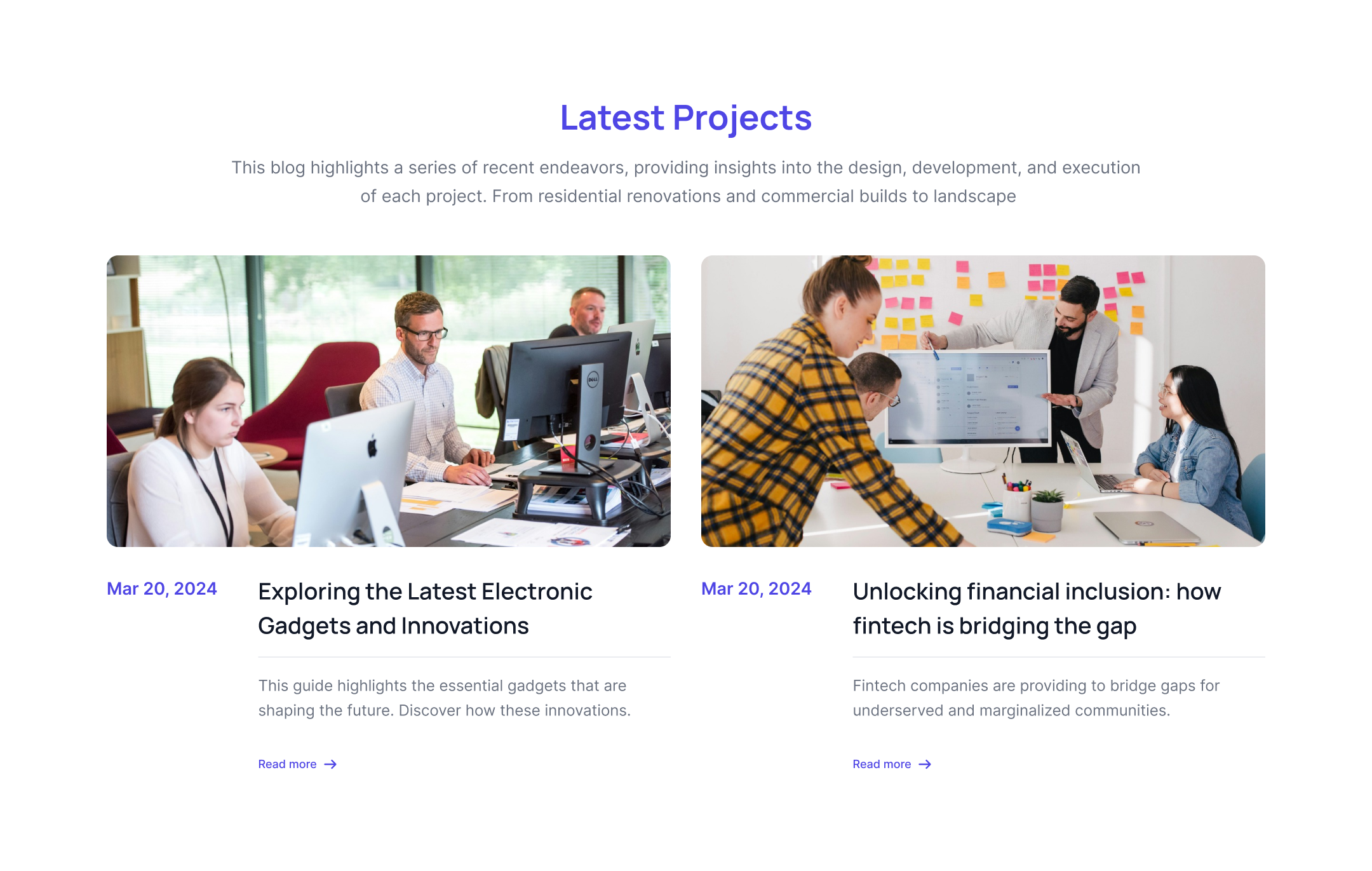 Tailwind CSS Blog & News Sections | Pagedone