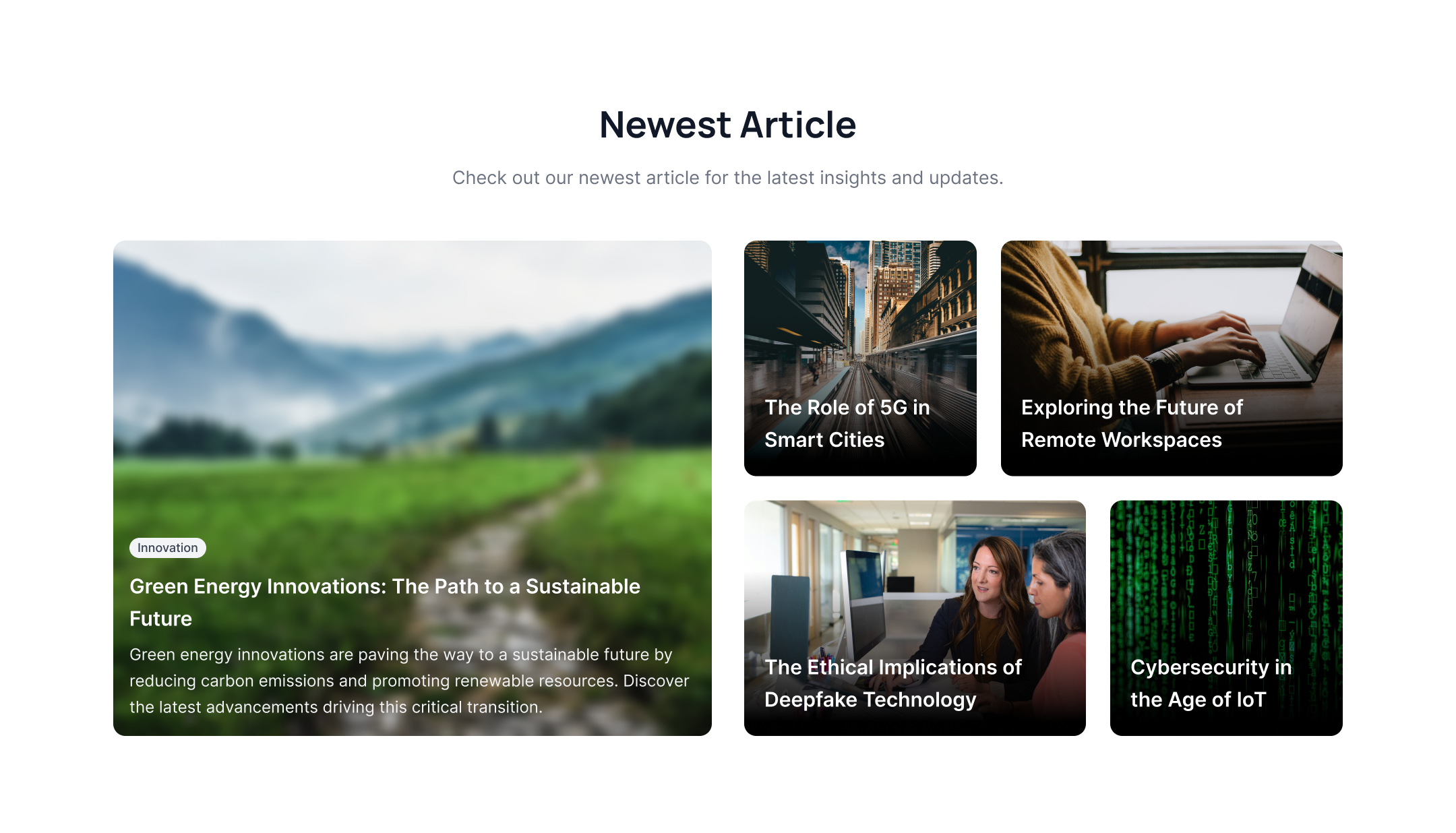 Tailwind CSS Blog & News Sections | Pagedone