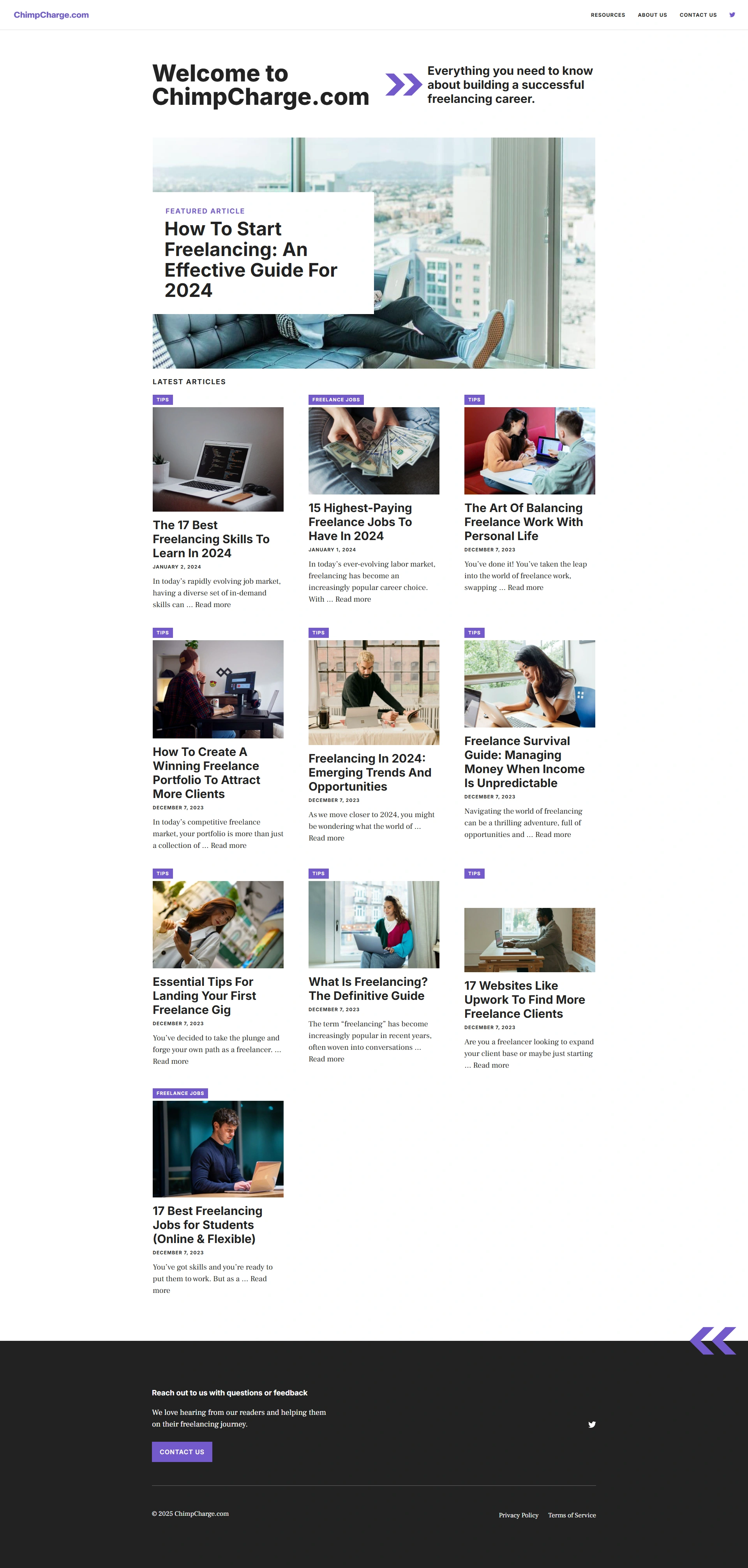 Landing Page Design Inspiration | ChimpCharge