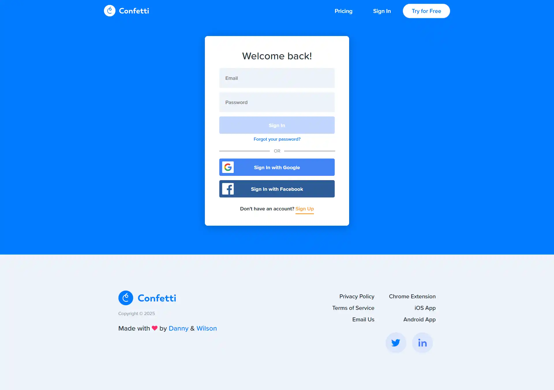 Login Page Design Inspiration | Confettihabits