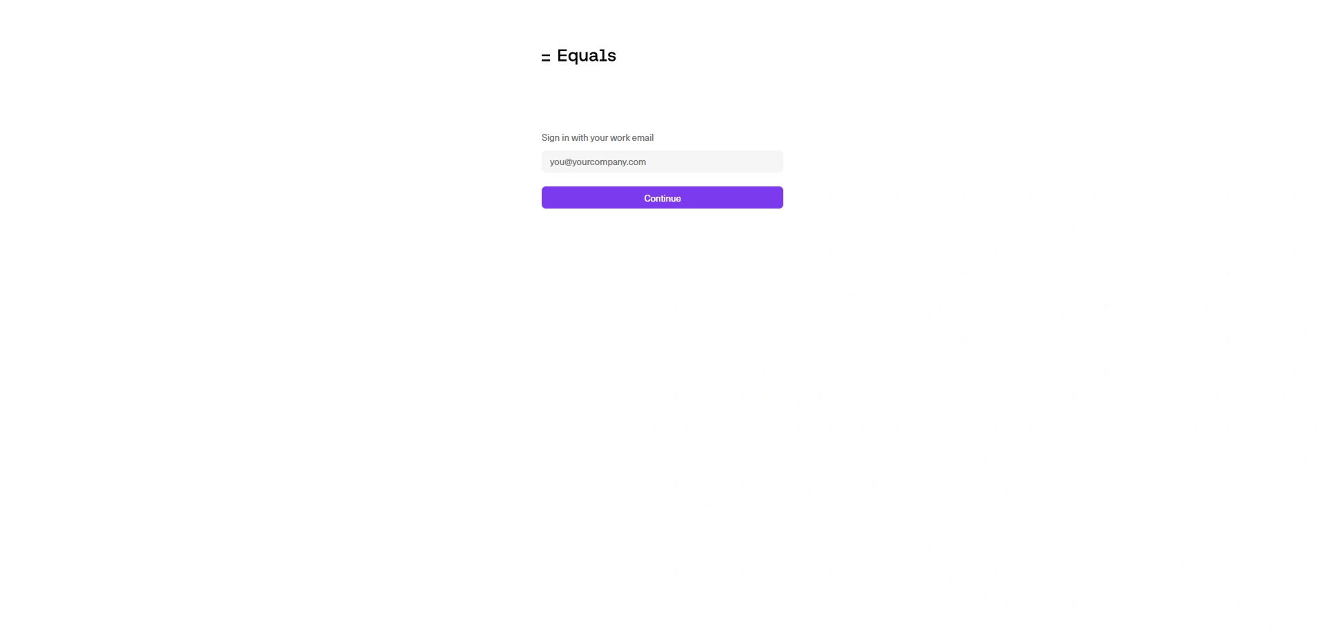 Login Page Design Inspiration | Equals
