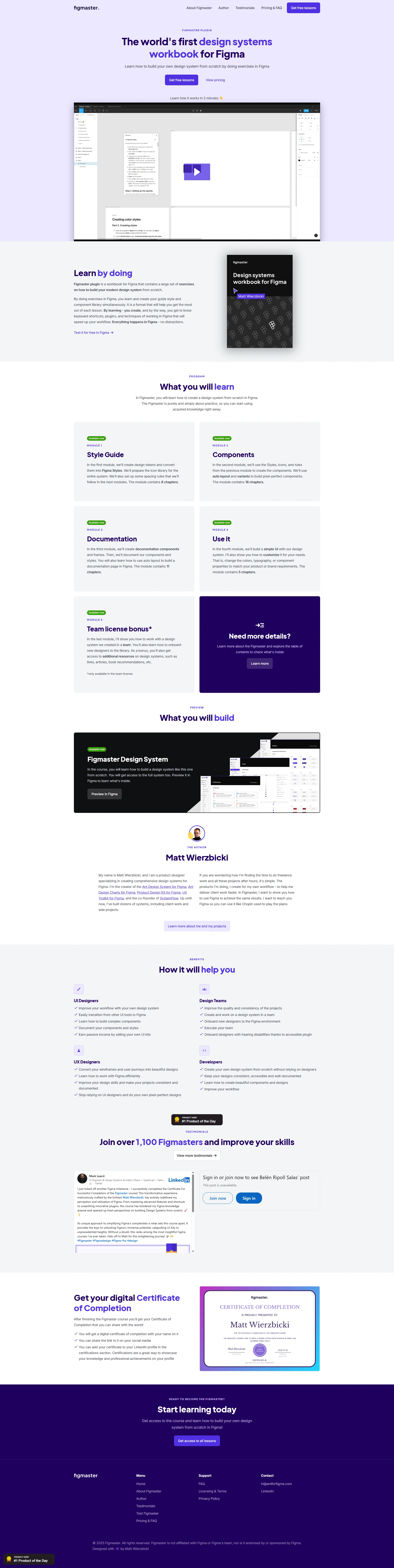 Landing Page Design Inspiration | Figmaster
