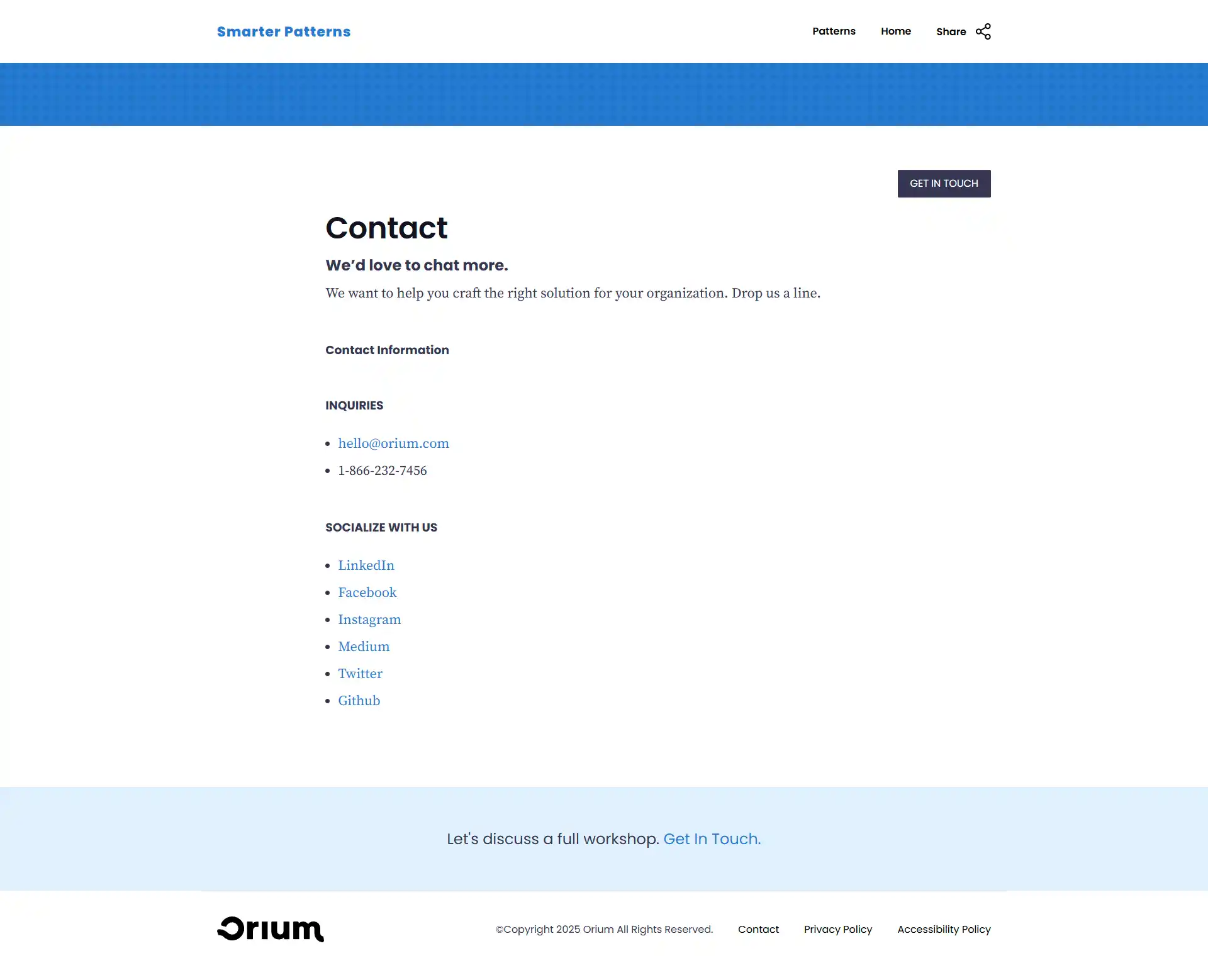 Contact Us Page Design Inspiration | Smarterpatterns