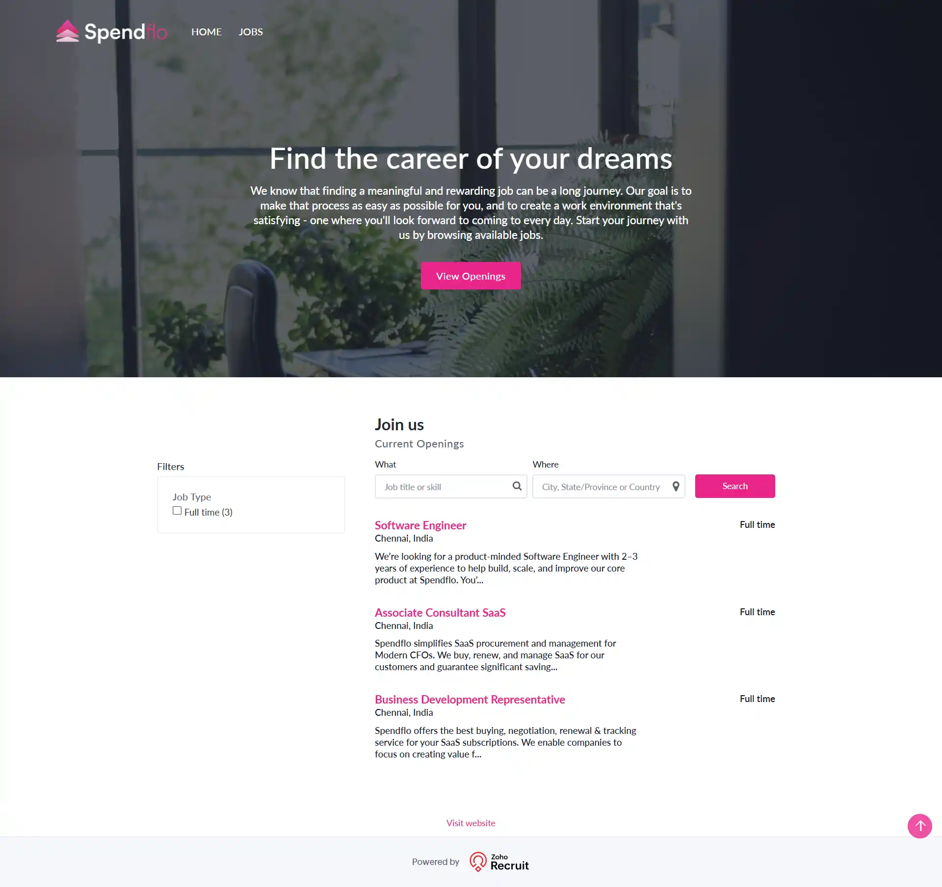 Career Page Design Inspiration | Spendflo